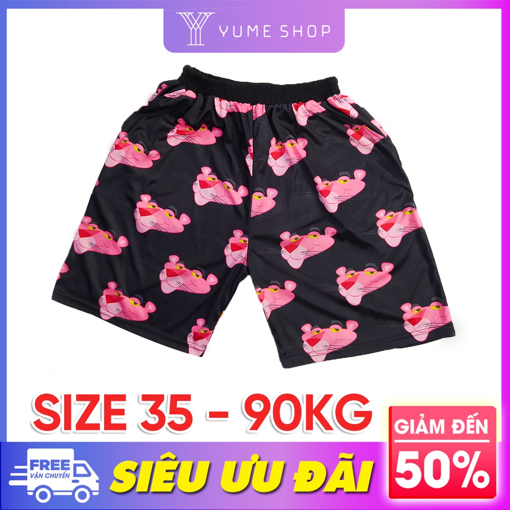 Mua Quần Đùi Hoạt Hình Hoạ Tiết Báo Hồng Siêu Cute - Quần Đùi Cartoon ...