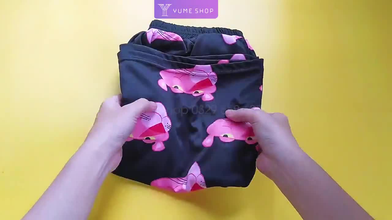 Mua Quần Đùi Hoạt Hình Hoạ Tiết Báo Hồng Siêu Cute - Quần Đùi Cartoon ...